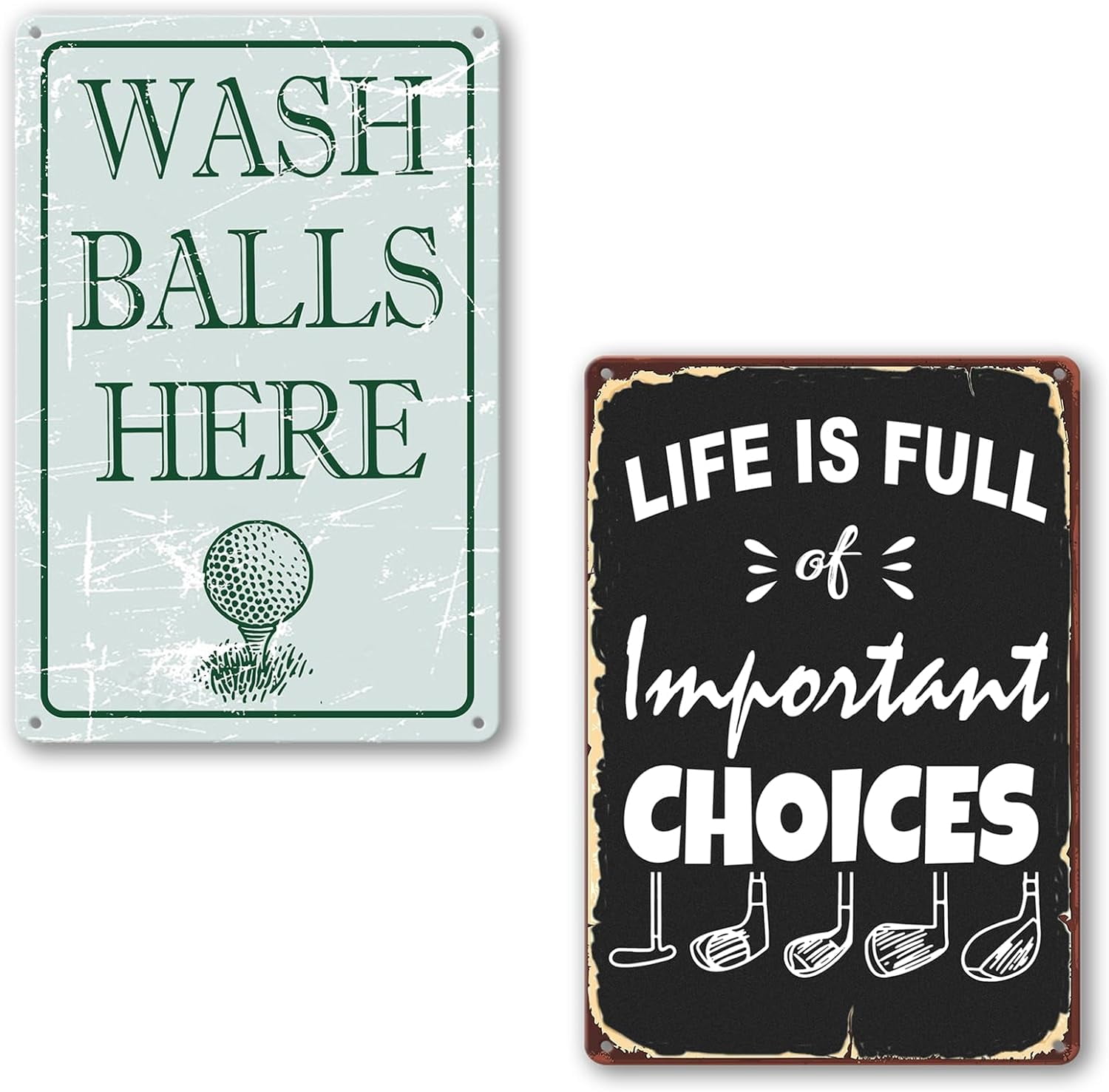 Golf Sign Sports Metal Signs Man Cave Signs And Decor Sport Golf Tin ...
