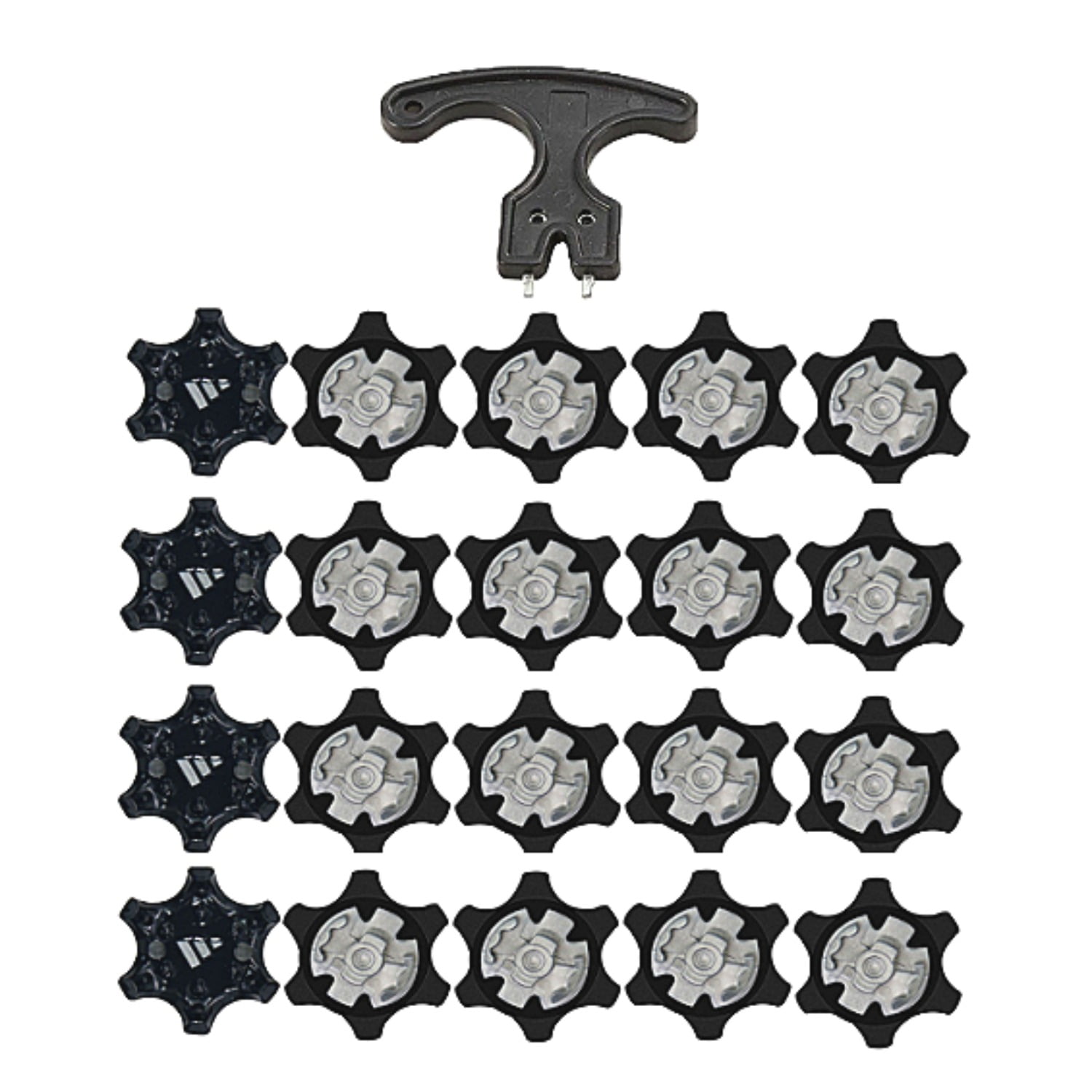 Golf Spikes Replacements 20PCS and Wrenches Tool 1PCS for Any Golf Shoe ...