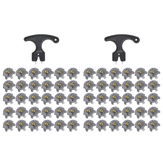 Golf Spikes Set Includes 60 Pcs Cleats Replacement Spanner Metal Thread ...