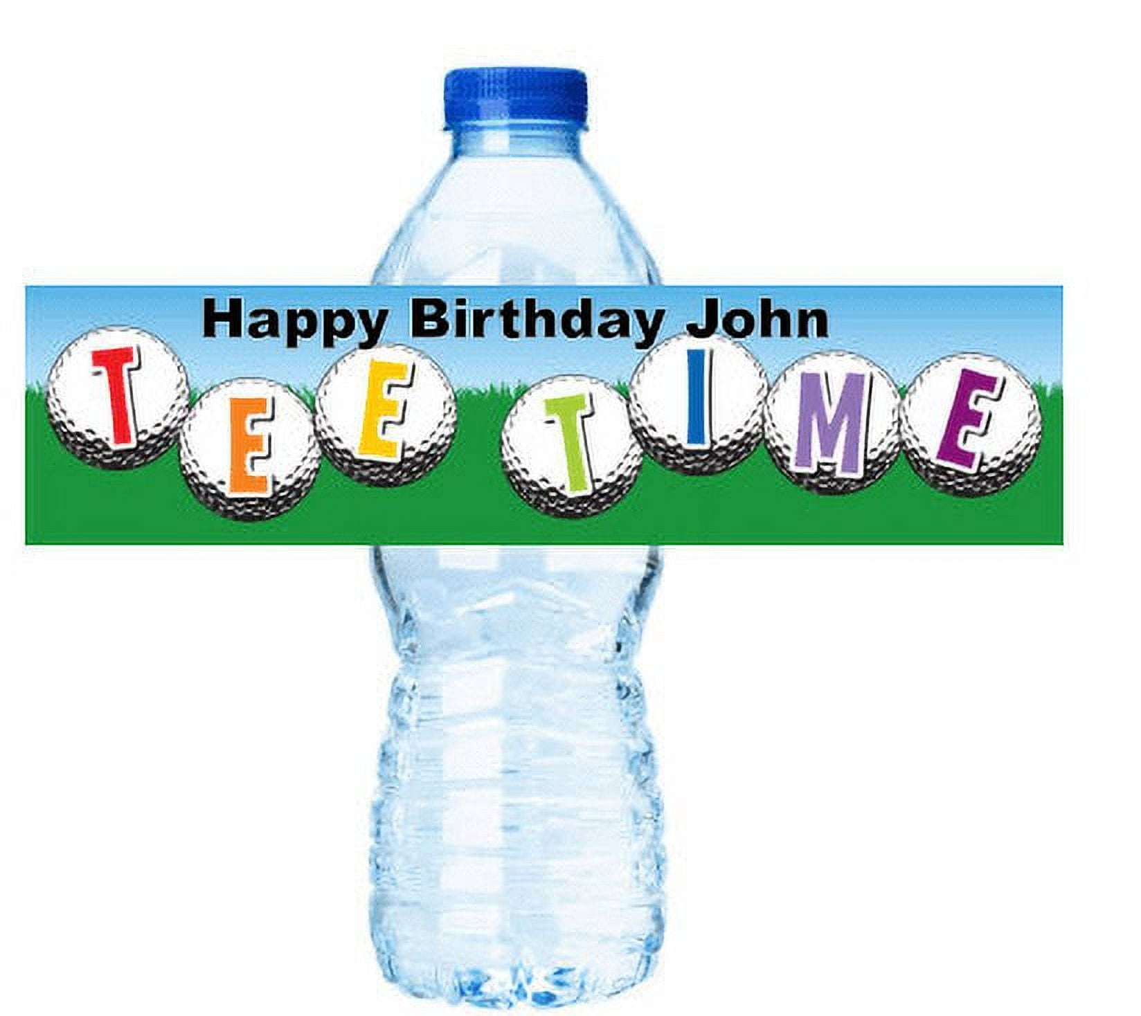 Golf Sports Party Decoration 15ct Water Bottle Labels Stickers ...