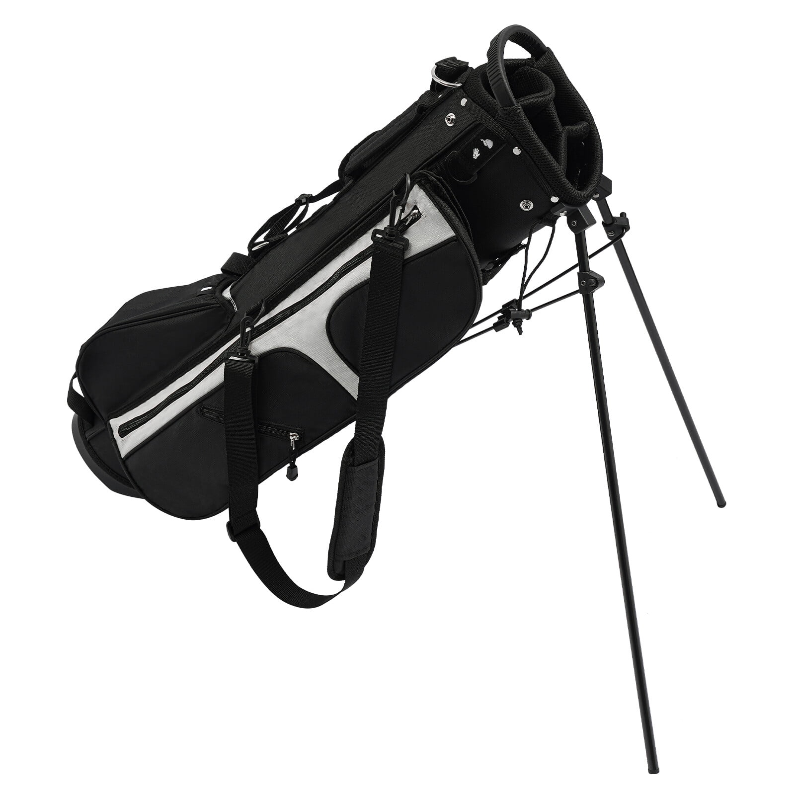 Golf Stand Bag - Golf Bag with 3 Dividers & 5 Pockets, Adjustable ...