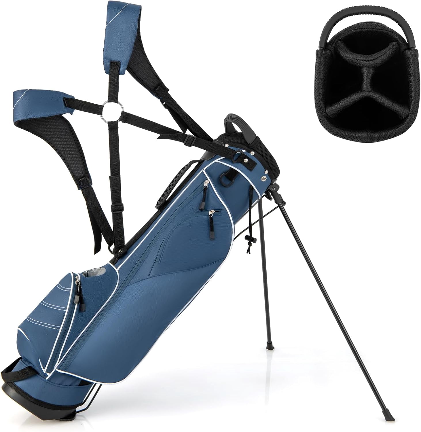 Golf Stand Bag, Lightweight Organized Golf Bag, Easy Carry Shoulder Bag ...