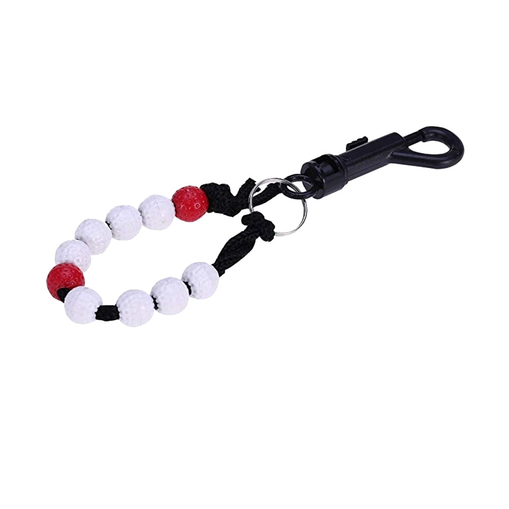 Homoyoyo Red Plastic Bead Golf Score Keeper Wristband for Course Use ...