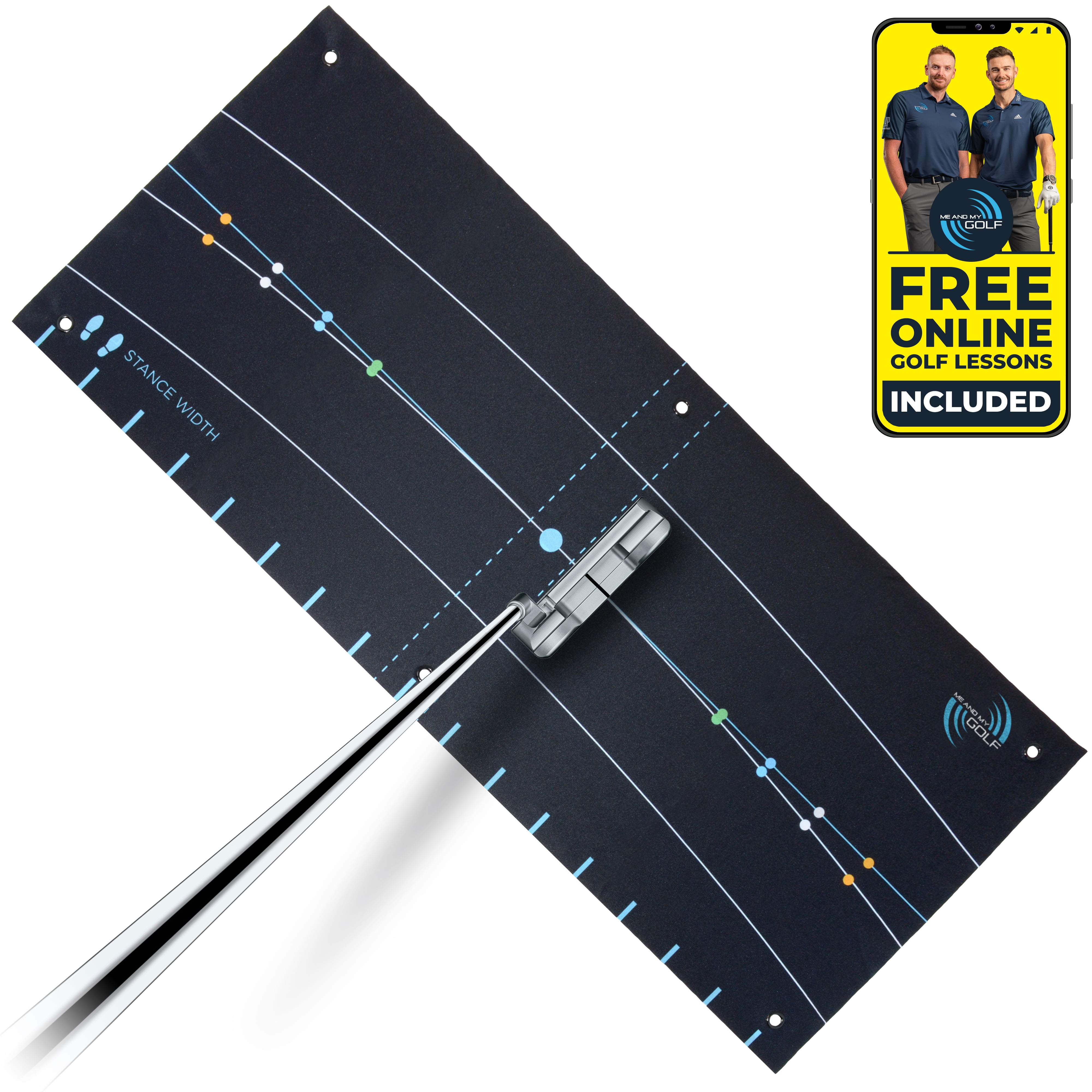 Me and My Golf Golf Stroke Trainer Putting Arc & Aim Target - Walmart.com