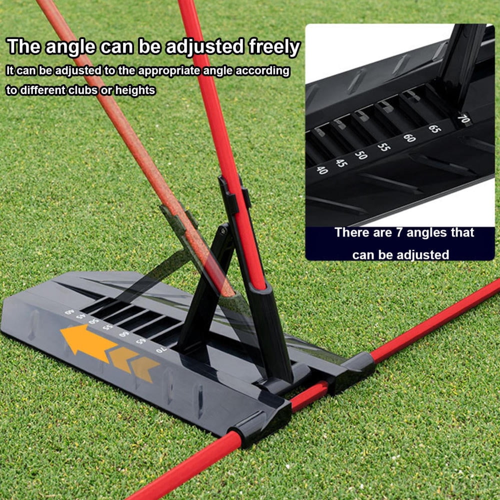 Golf Swing Alignment Rod, Golf Alignment Stick Holder, Swing Practice ...