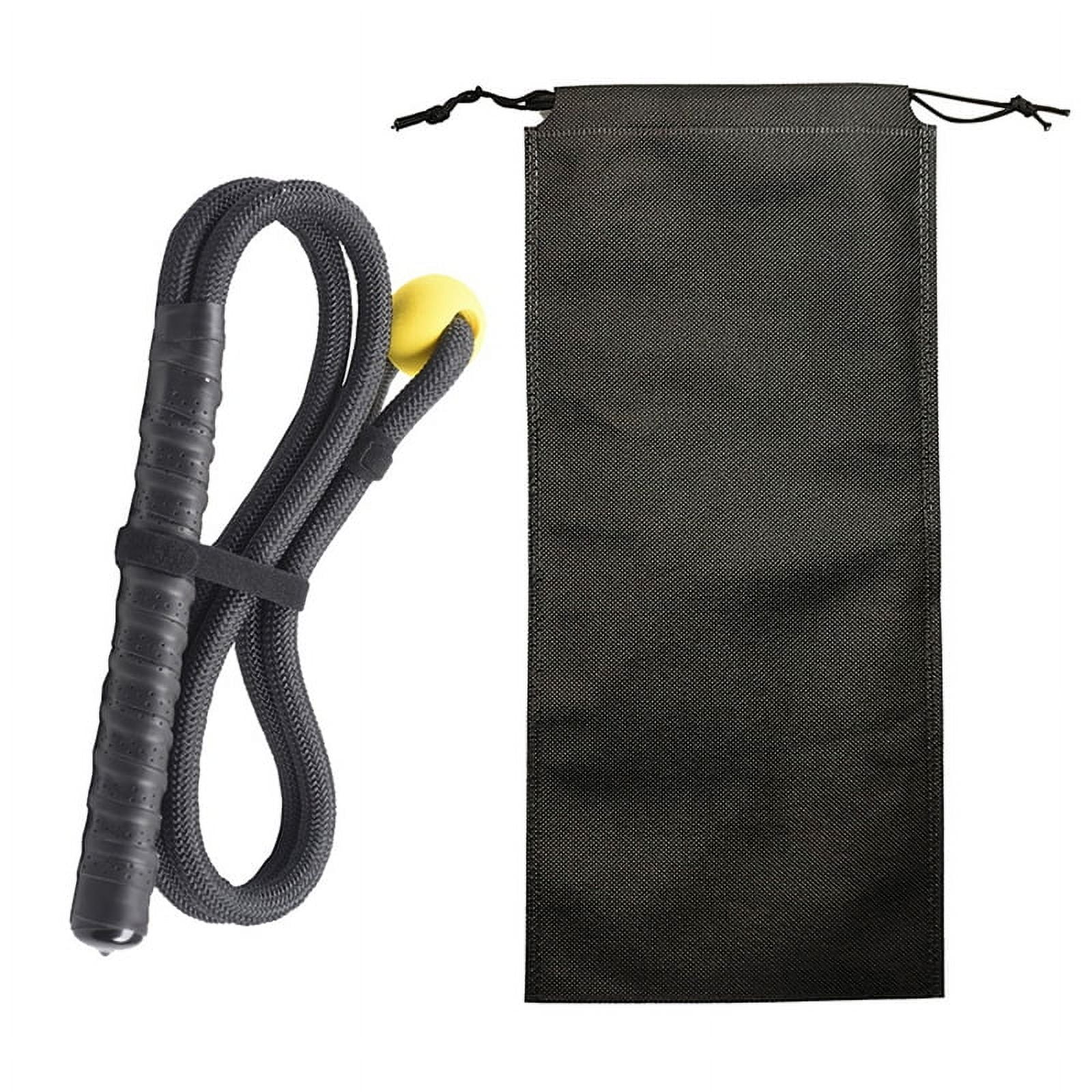 Golf Swing Rope Training Aid Fitness Equipment With Eva Ball Black ...