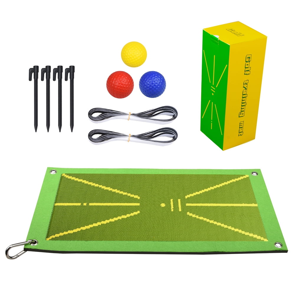 Golf Swing Track Pad Golf Swing Practice Pad Stroke Trace Direction ...
