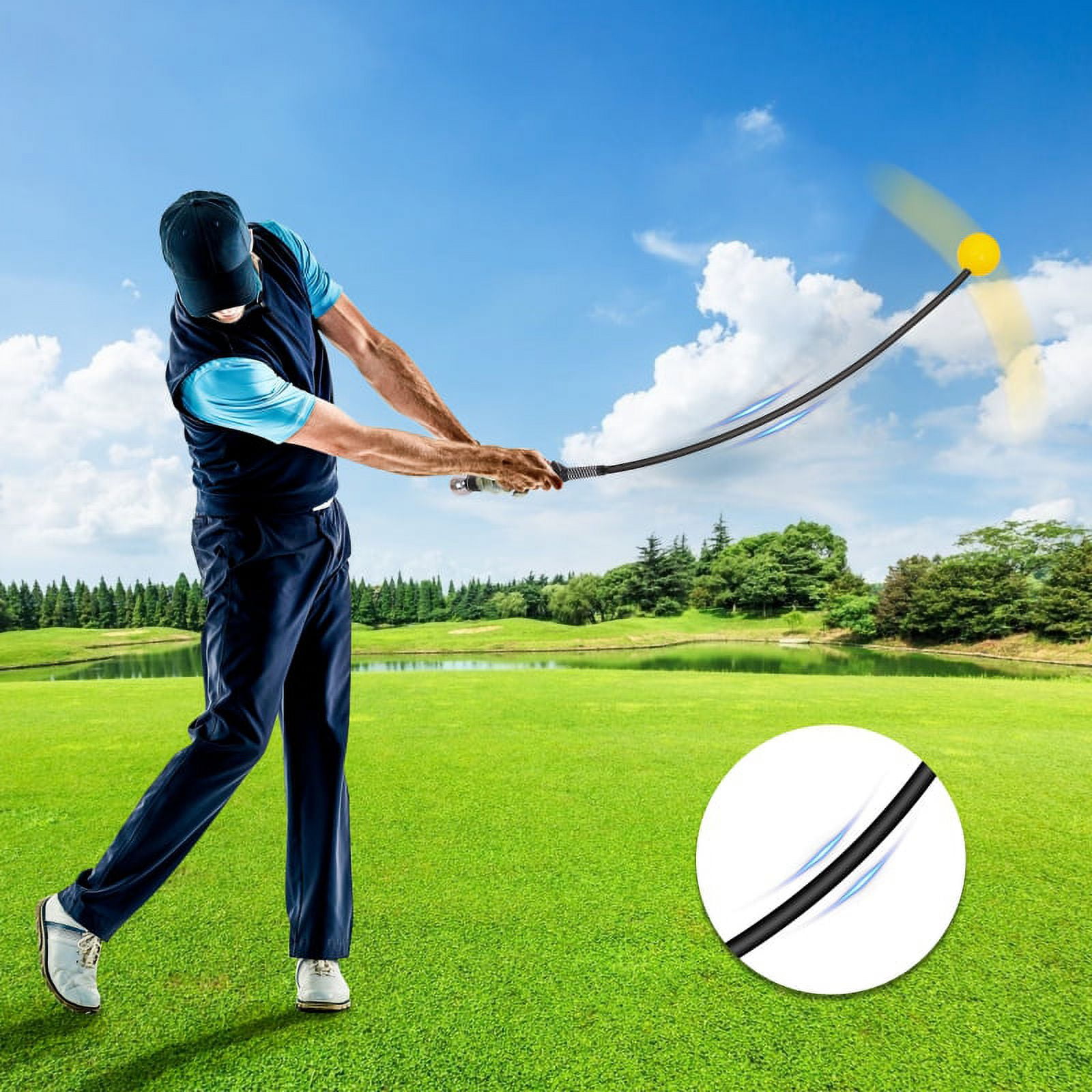 Golf Swing Trainer Aid - Power Flex Golf Swing Training aid for ...