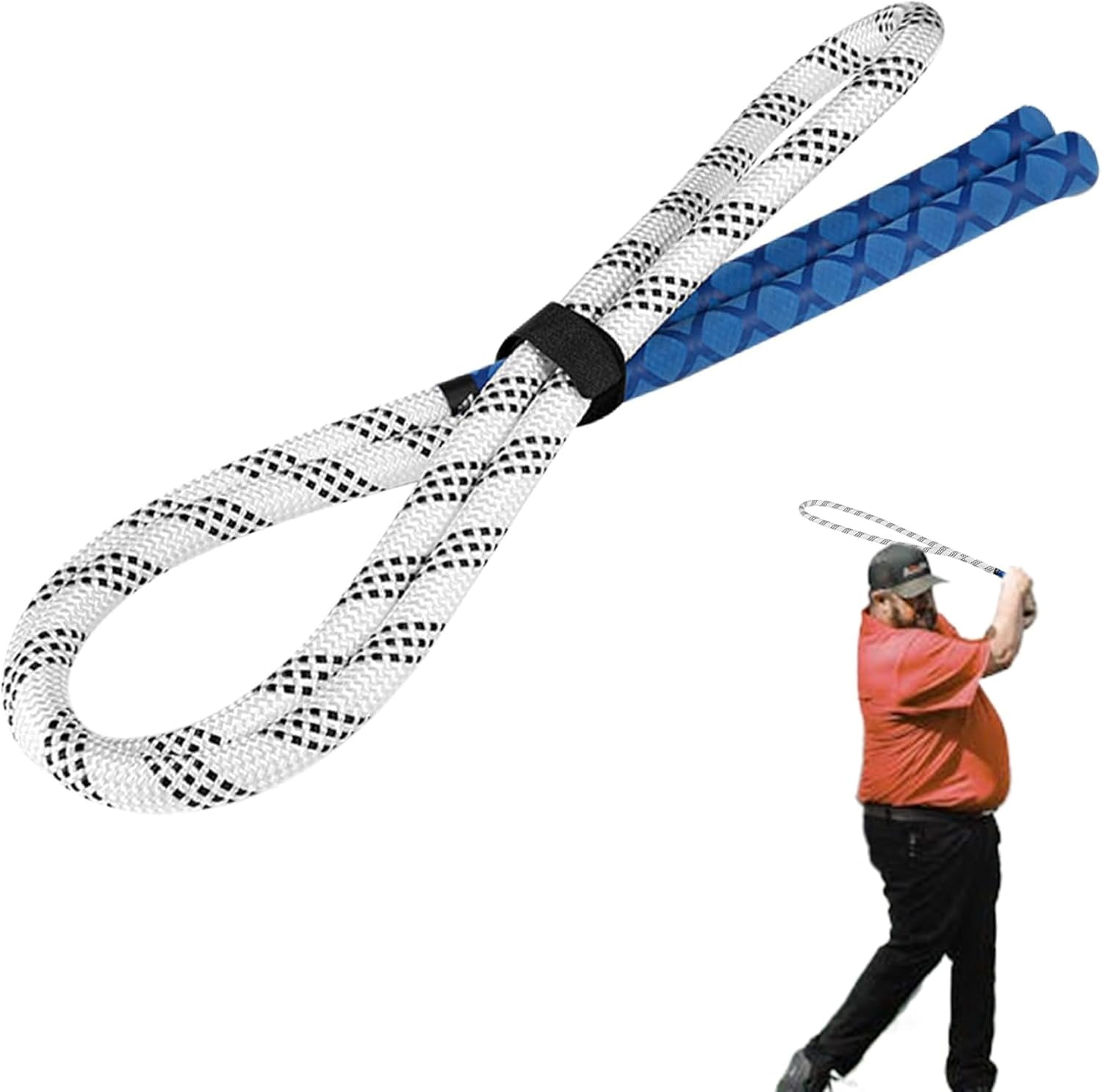 Golf Swing Training Aid: Golf Swing Practice Rope Trainer, Reusable ...