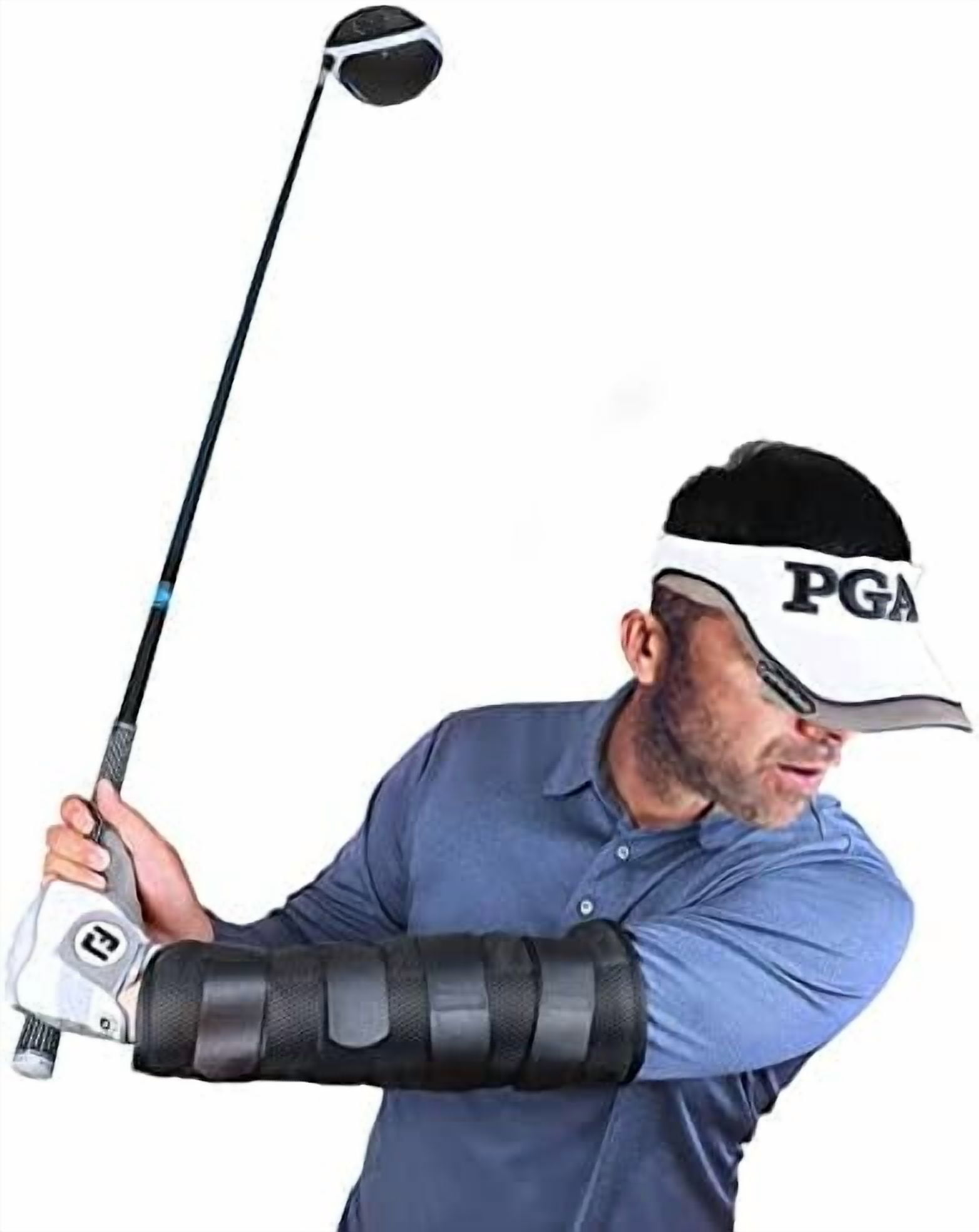 Golf Swing Training Elbow Brace, Straight and Turn Arm Golf Swing ...