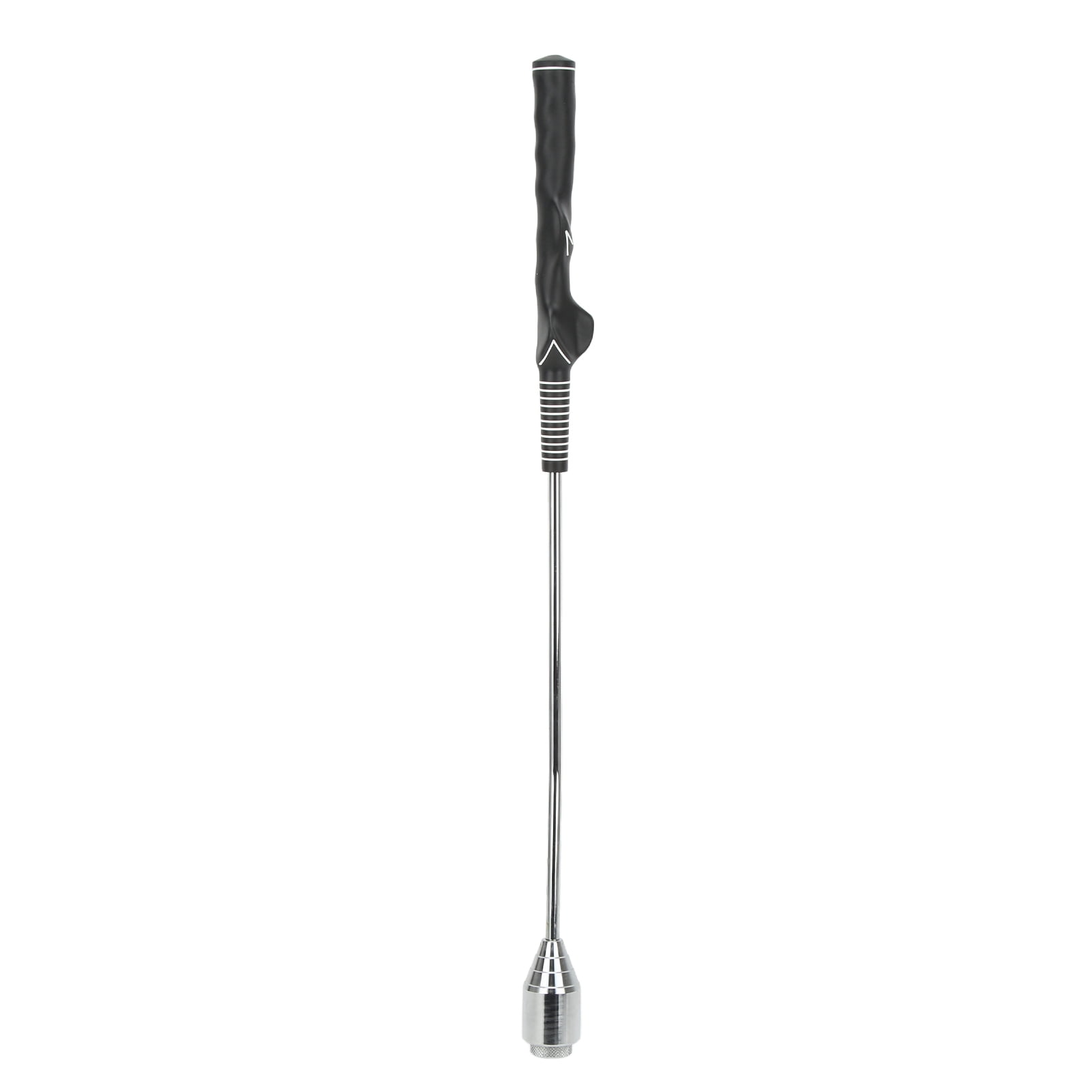 Golf Swing Training Stick Steel Chrome Plated Rubber Indoor Outdoor Rod ...