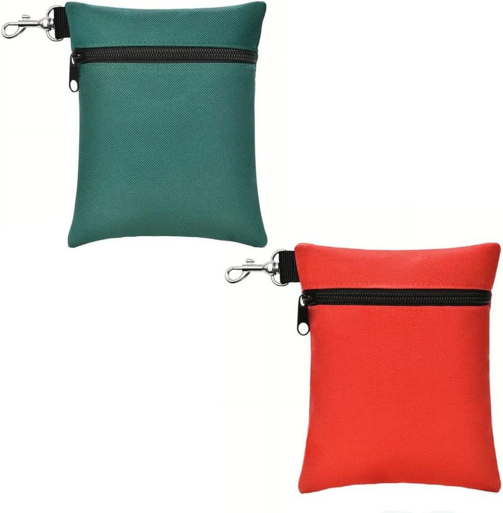 Golf Tee Pouch | Pack of 2 Golf Tee Bag | 5.24 X 6.42 Inch Zipper Golf ...