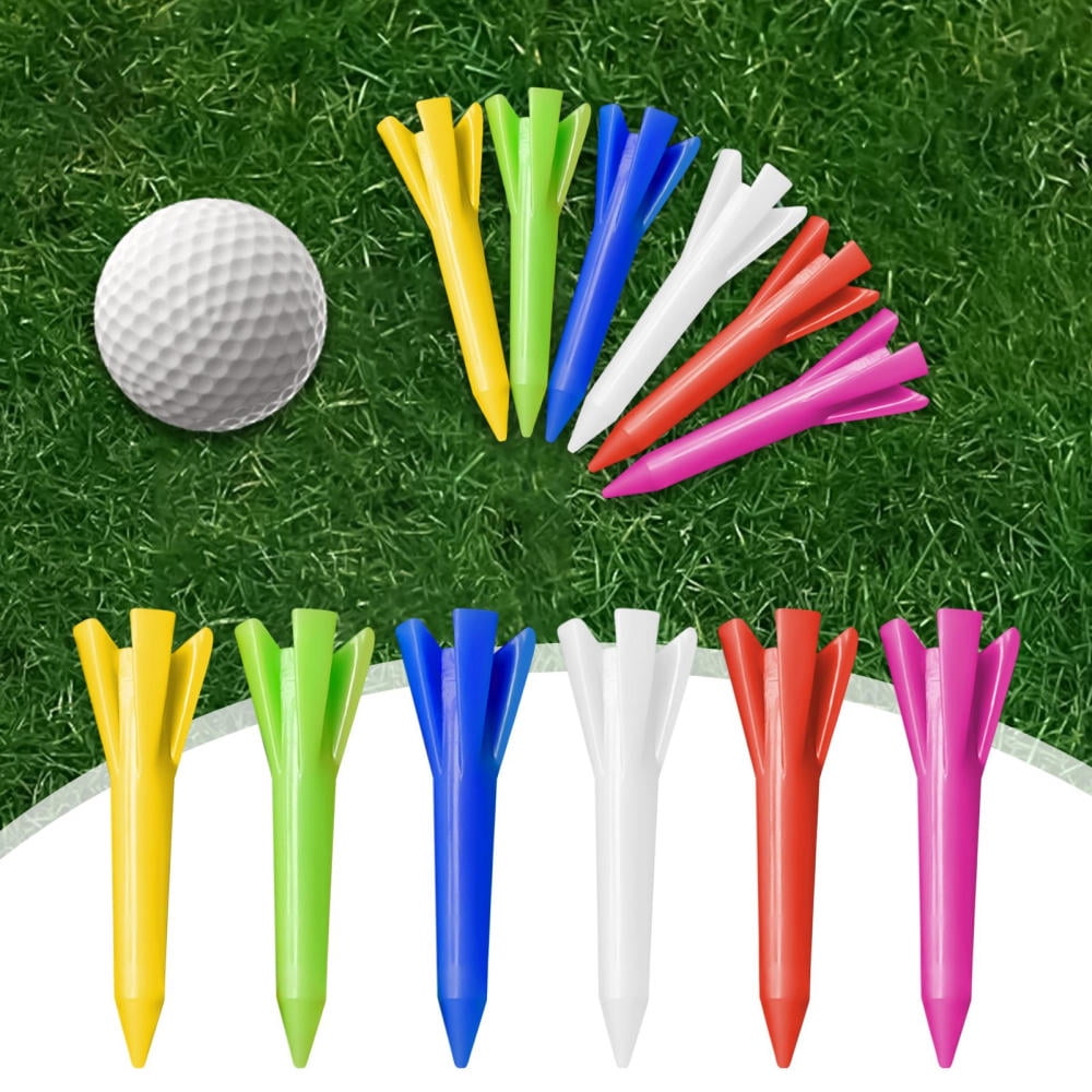 Golf Tees 20 Pieces Training Golf Balls Tees for Turf Mat Golfers Swing ...