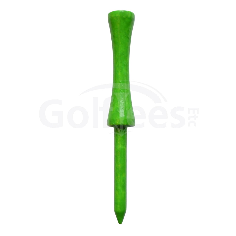 Golf Tees Etc Step Down Neon-Green Color Golf Tees 3 1/4" Inch Strong ...