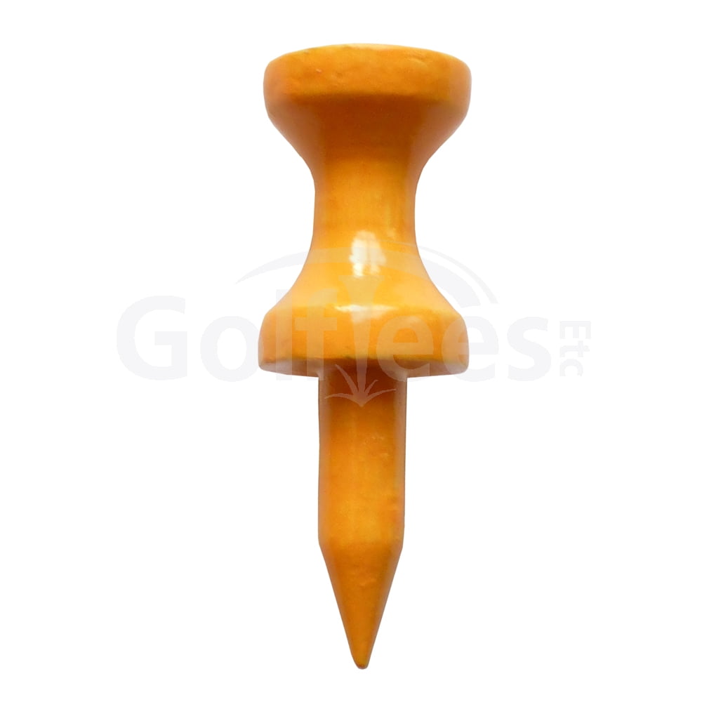 Golf Tees Etc Step Down Neon-Orange Color Golf Tees 1 1/4" Inch Strong ...
