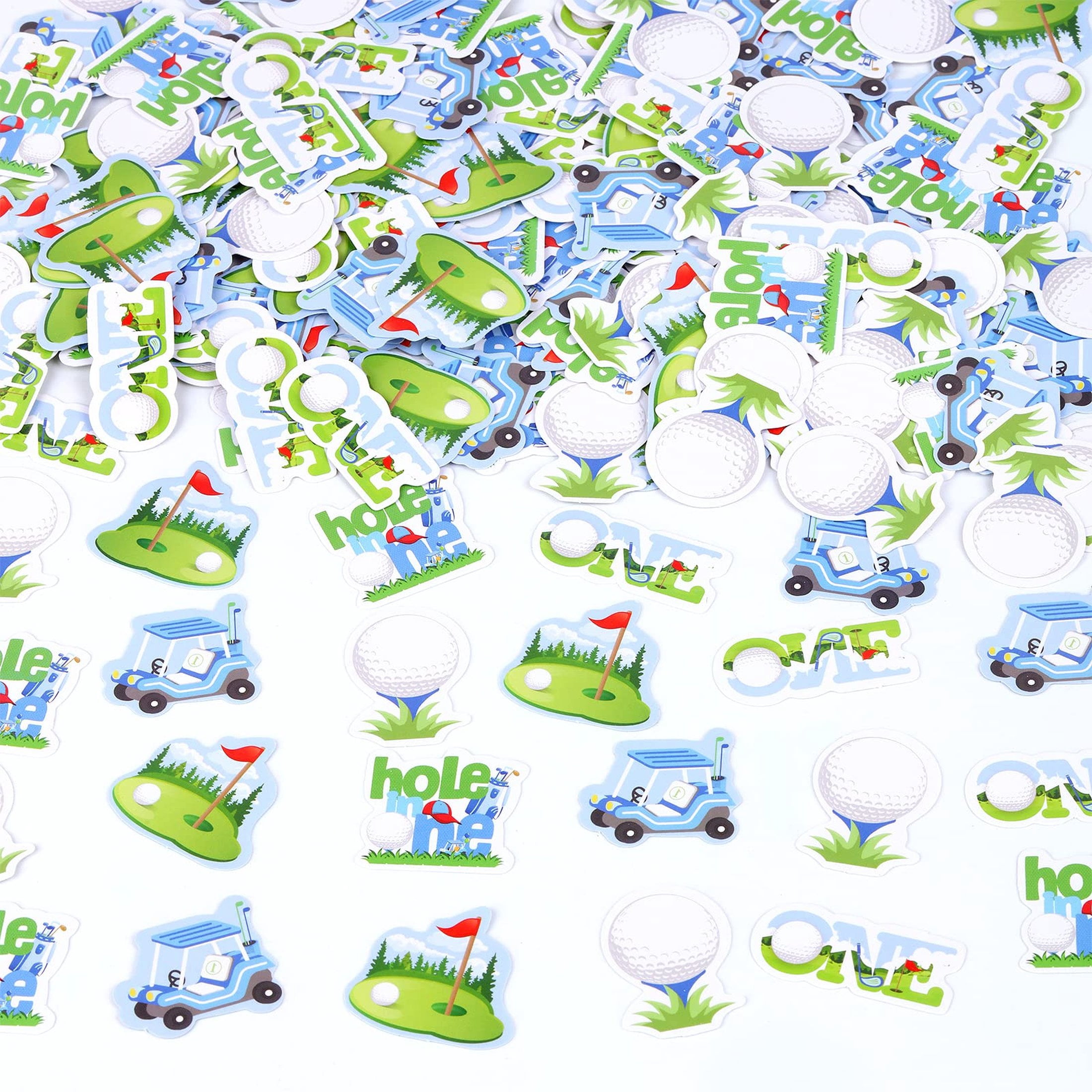 Golf Themed Birthday Bash Confetti - 200 Pieces of Fun for First ...