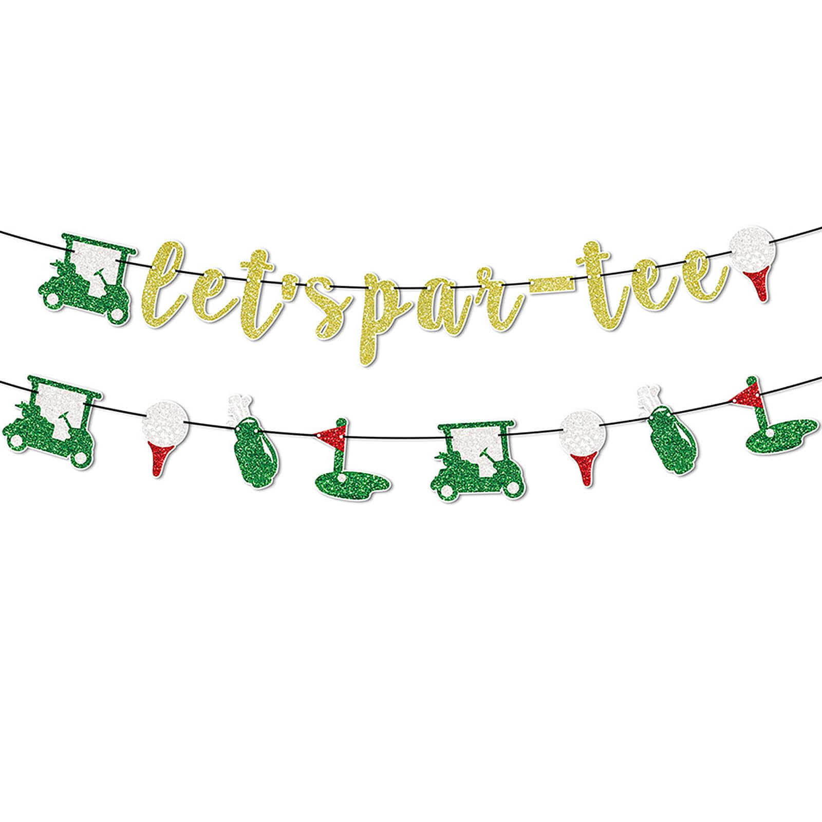 Golf Themed Party Banner, Let's Par-Tee Banner Golf-themed Birthday ...