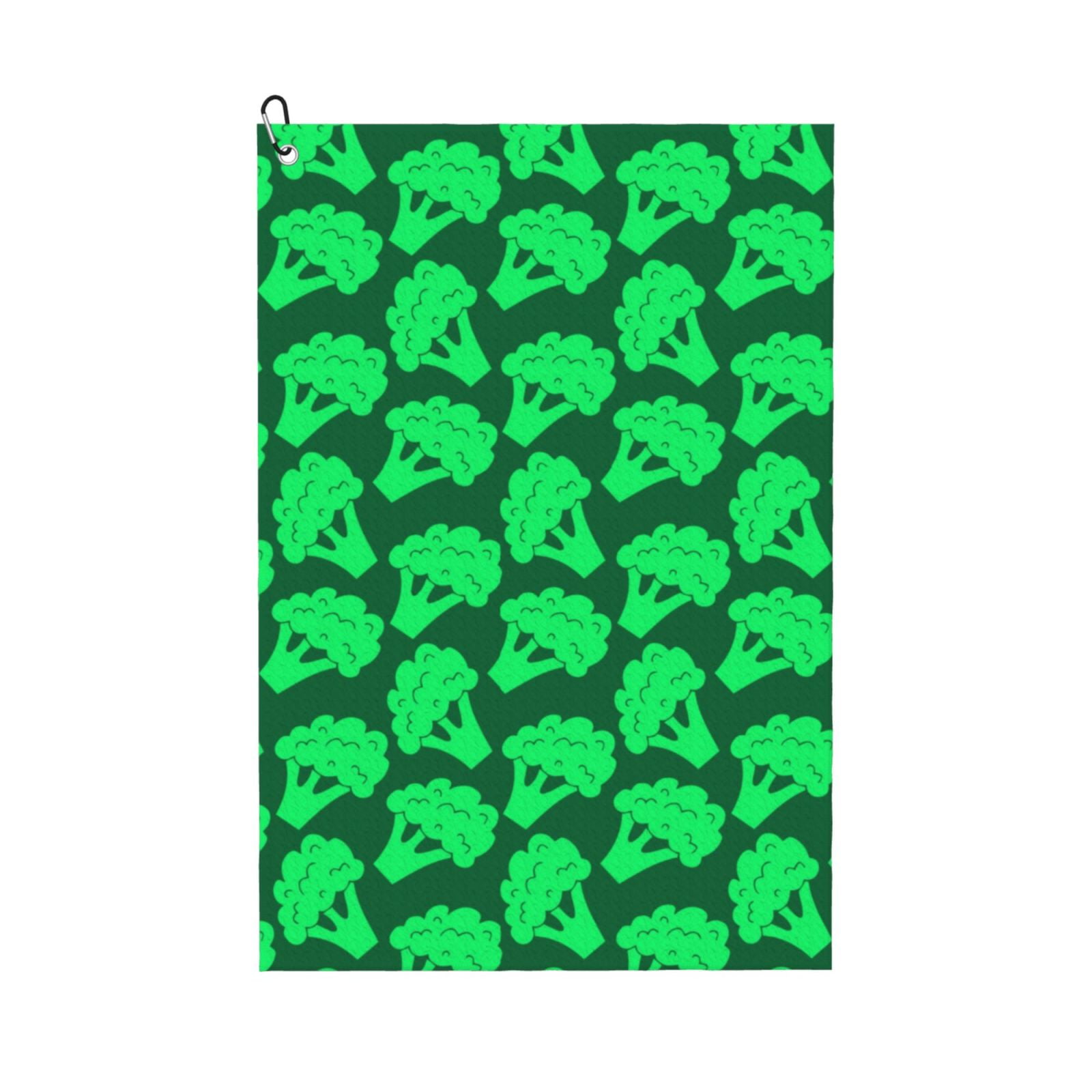 Golf Towel, Green Broccoli Microfiber Waffle Golf Towels for Golf Bag ...