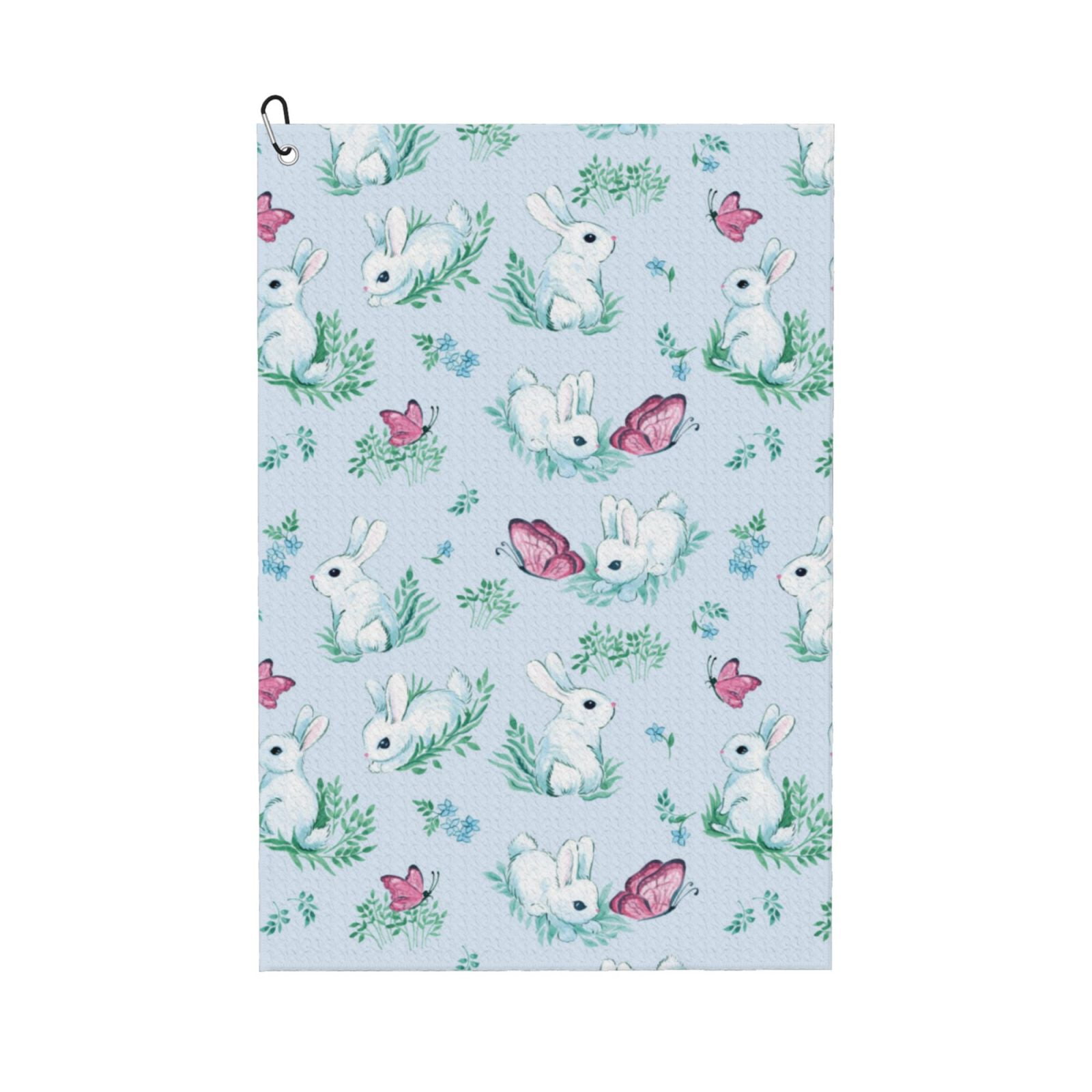 Golf Towels for Golf Bags For Men Women - Cute Cartoon Rabbit Butterfly ...