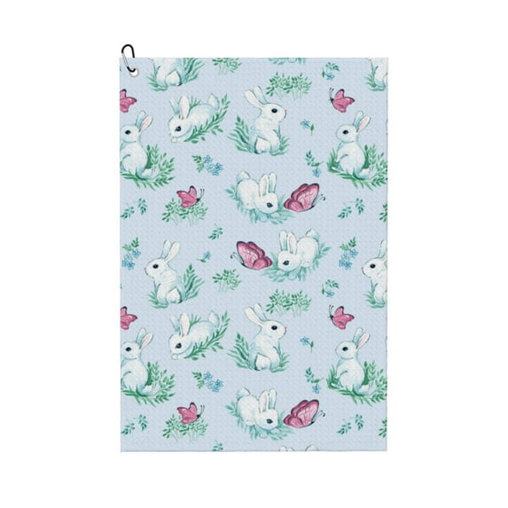 Golf Towels for Golf Bags For Men Women - Cute Cartoon Rabbit Butterfly ...