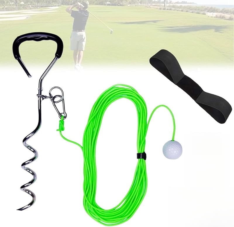 Golf Training Tool for Drivers & Irons, Golf Swing Trainer with a Real ...