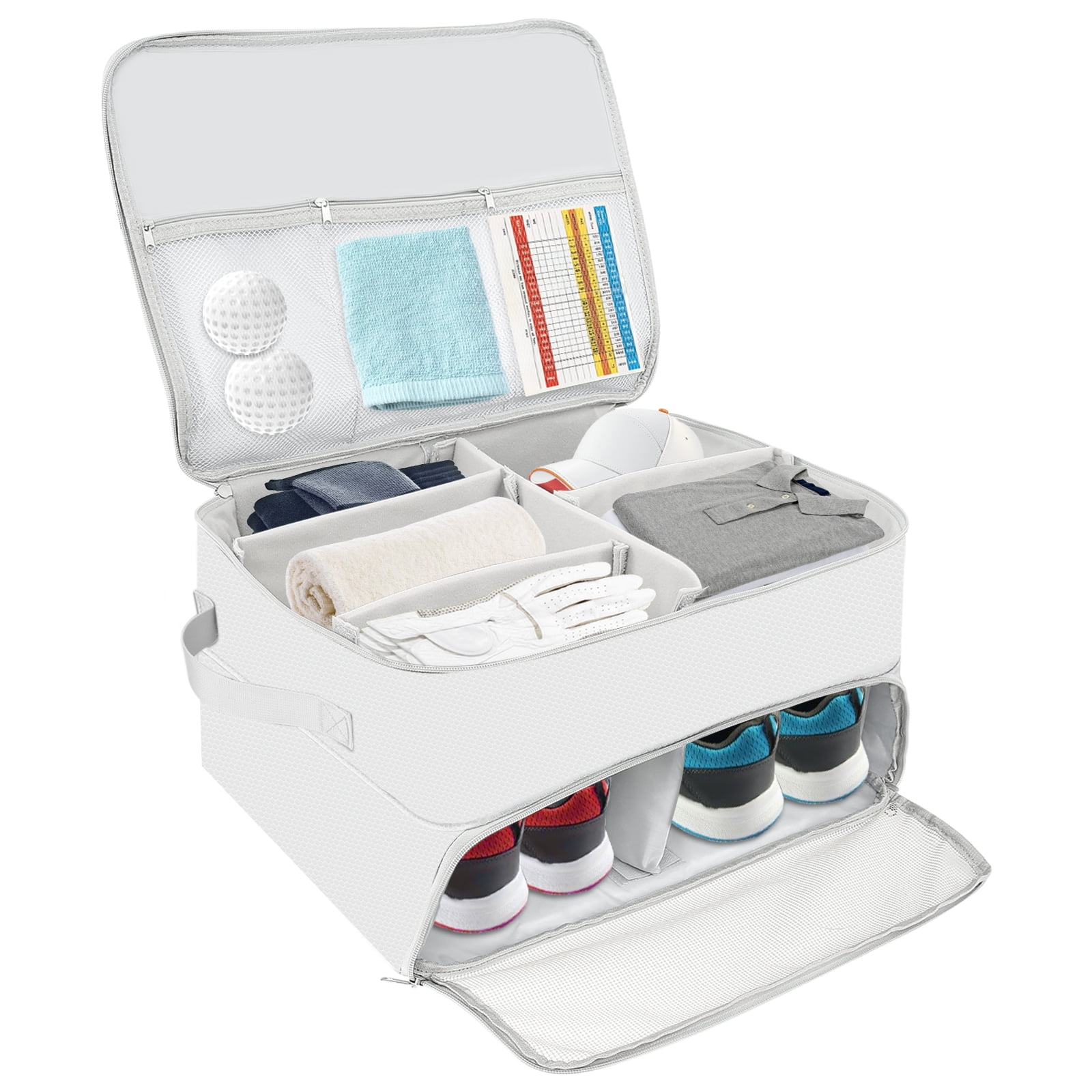 Golf Trunk Organizer with Separate Compartment Easy to Clean Golf Trunk ...