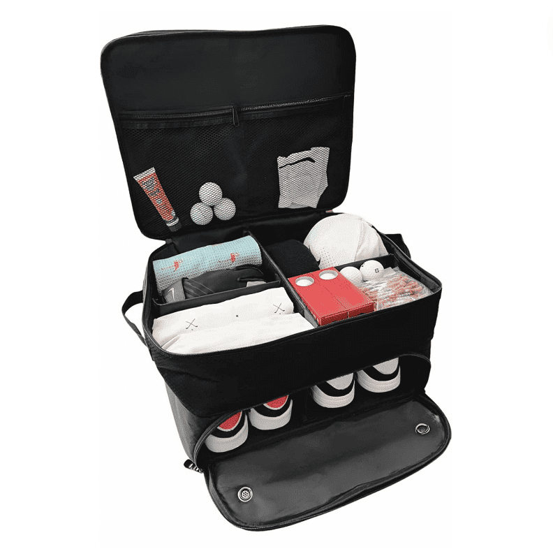 Golf Trunk Organizer - Water-Resistant Golf Accessory Bag - Fits 2 ...