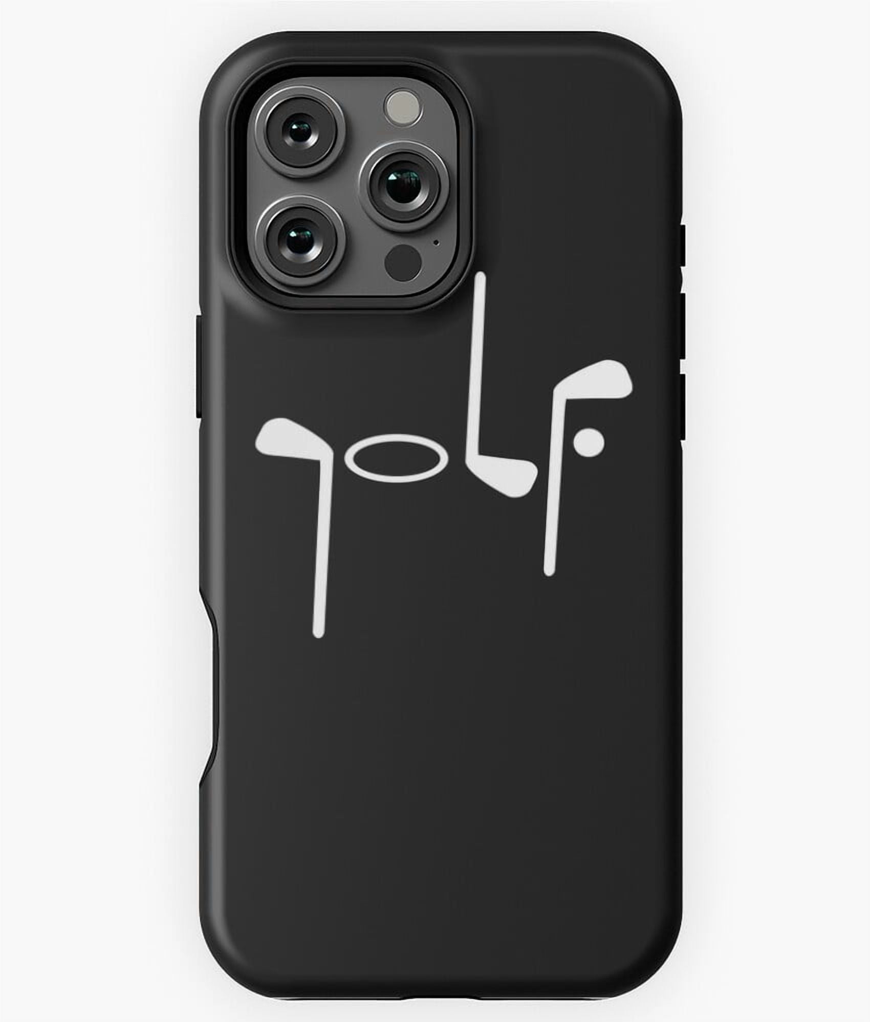 Golf Vector White Design Phone Case for iPhone 16 15 14 13 12 11 Pro ...