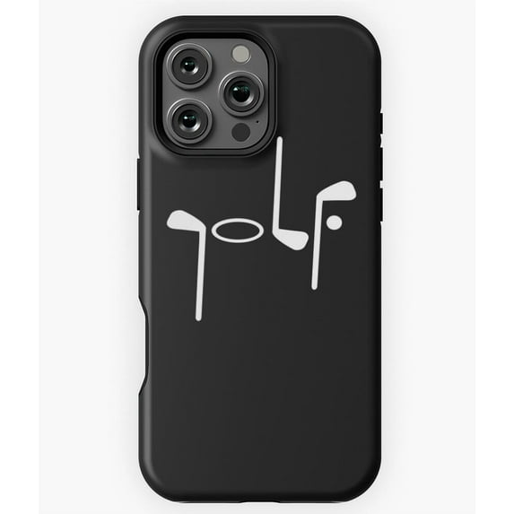 Golf Vector White Design Phone Case for iPhone 16 15 14 13 12 11 Pro ...