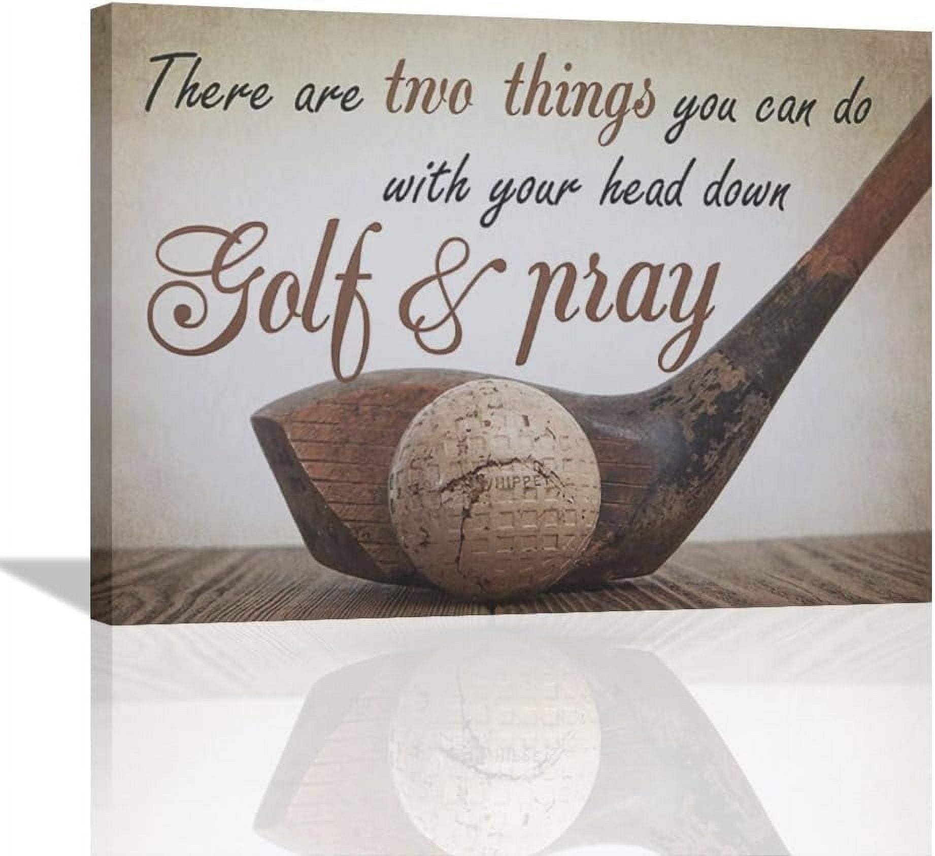 Golf Wall Art Sports Golf Pictures Wall Decor Motivational Quotes ...