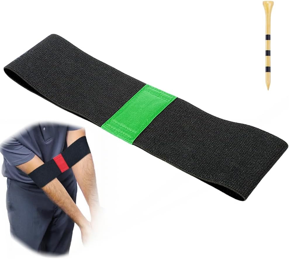 Golf Wrist Correction Trainer & Arm Band Set, Pro Swing Golf Training ...