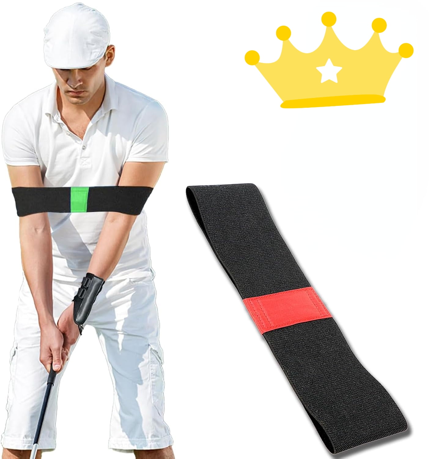 Golf Wrist Swing Trainer Set,Golf Alignment Sticks,Easy Correct ...