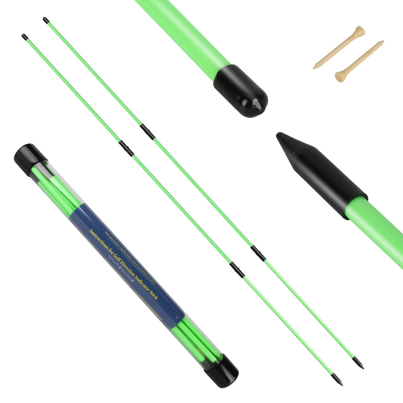 Golf alignment sticks, durable fiberglass design lightweight for easy ...