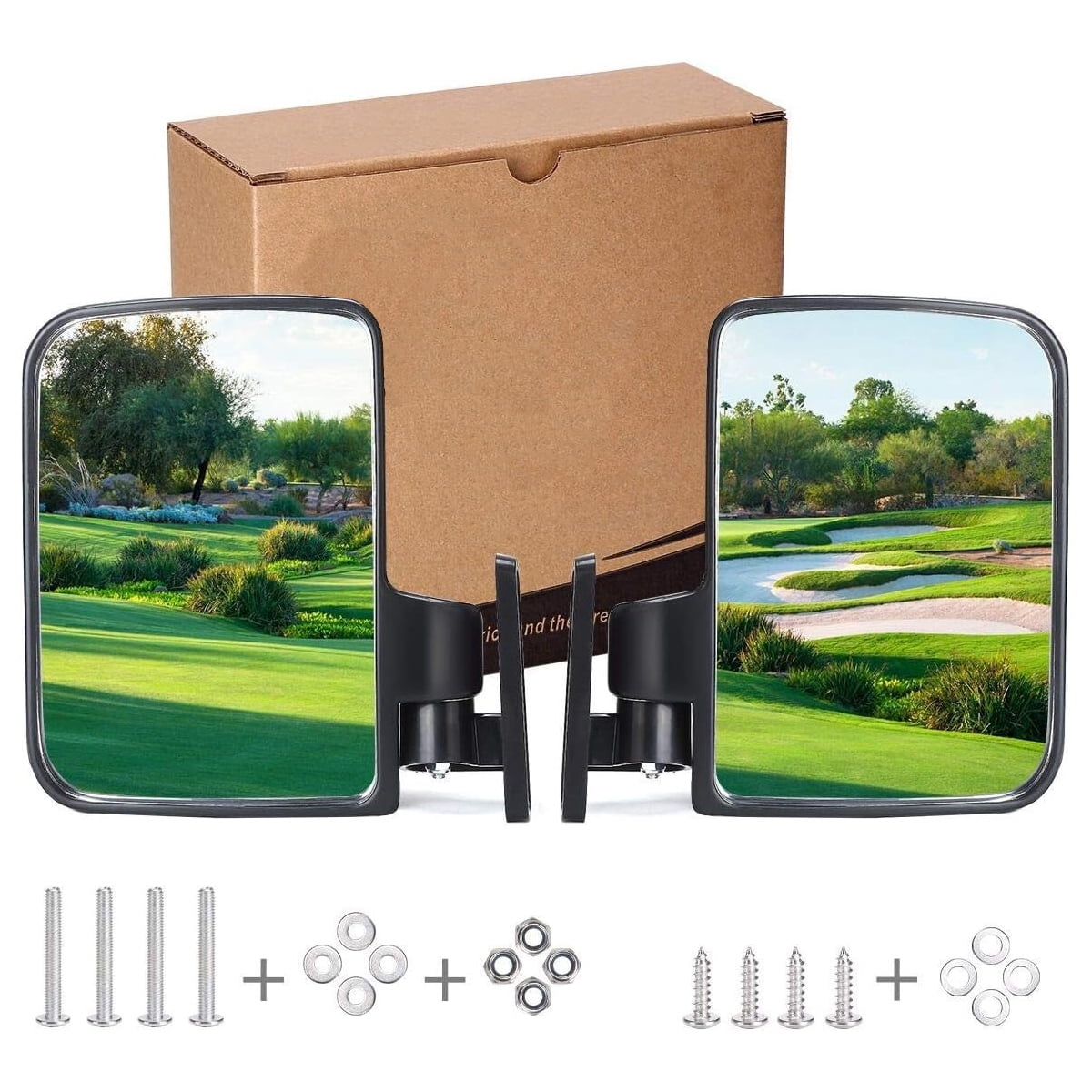 Golf cart mirrors Universal Folding Side Rearview Mirror For Club Car ...
