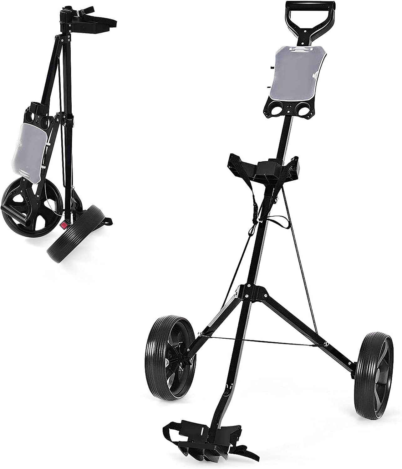 Golf carts, golf carts with wear-resistant rubber wheels, elastic bands ...