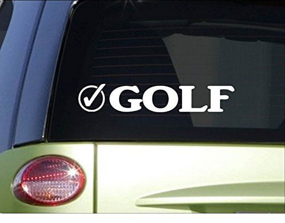Golf check *I003* 8" Sticker decal club driver putter bag cart tee ...