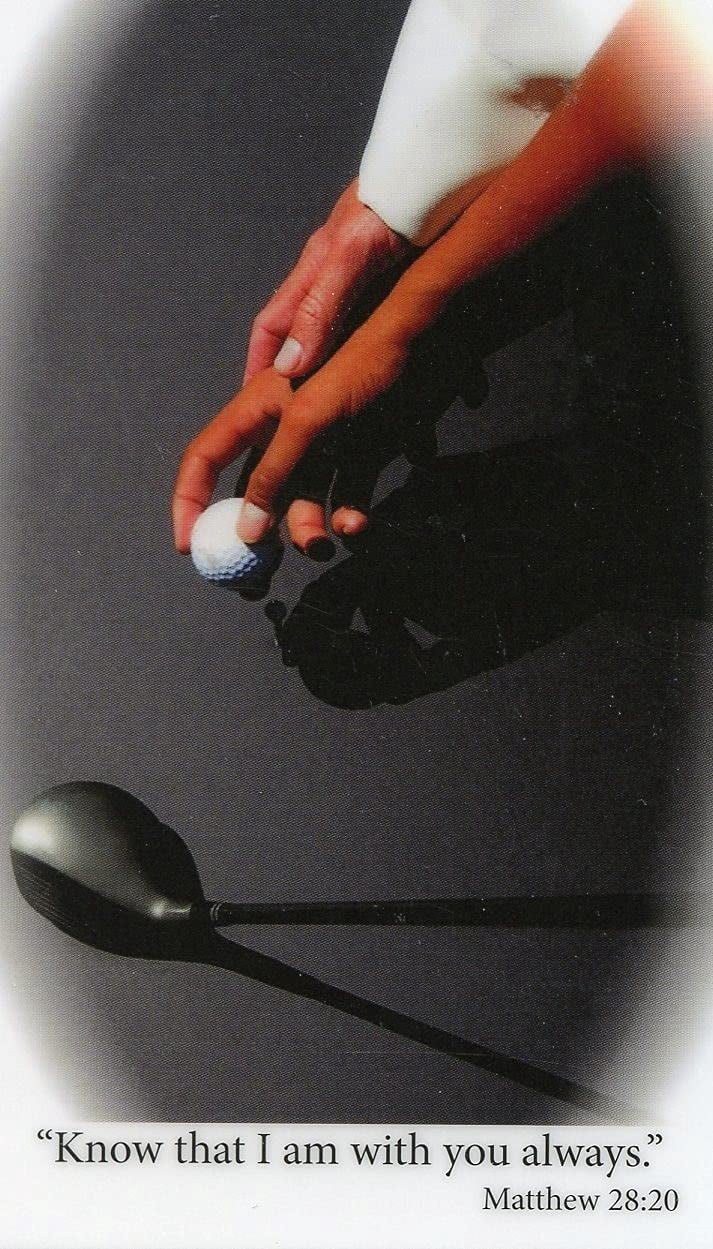 Golf holy card - laminated - Pack of 25 - Walmart.com