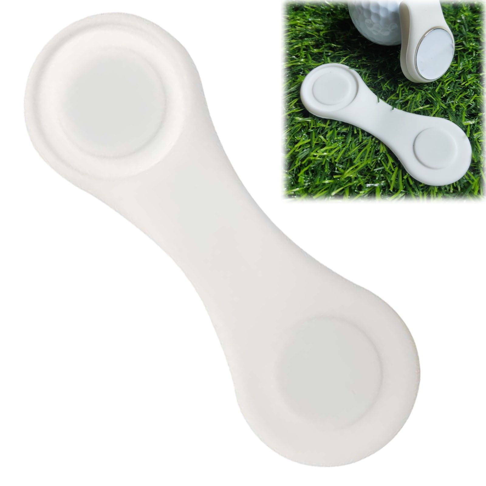 Golf silicone cap clip Marker Hat Clip Flavorless Silicone Removable ...
