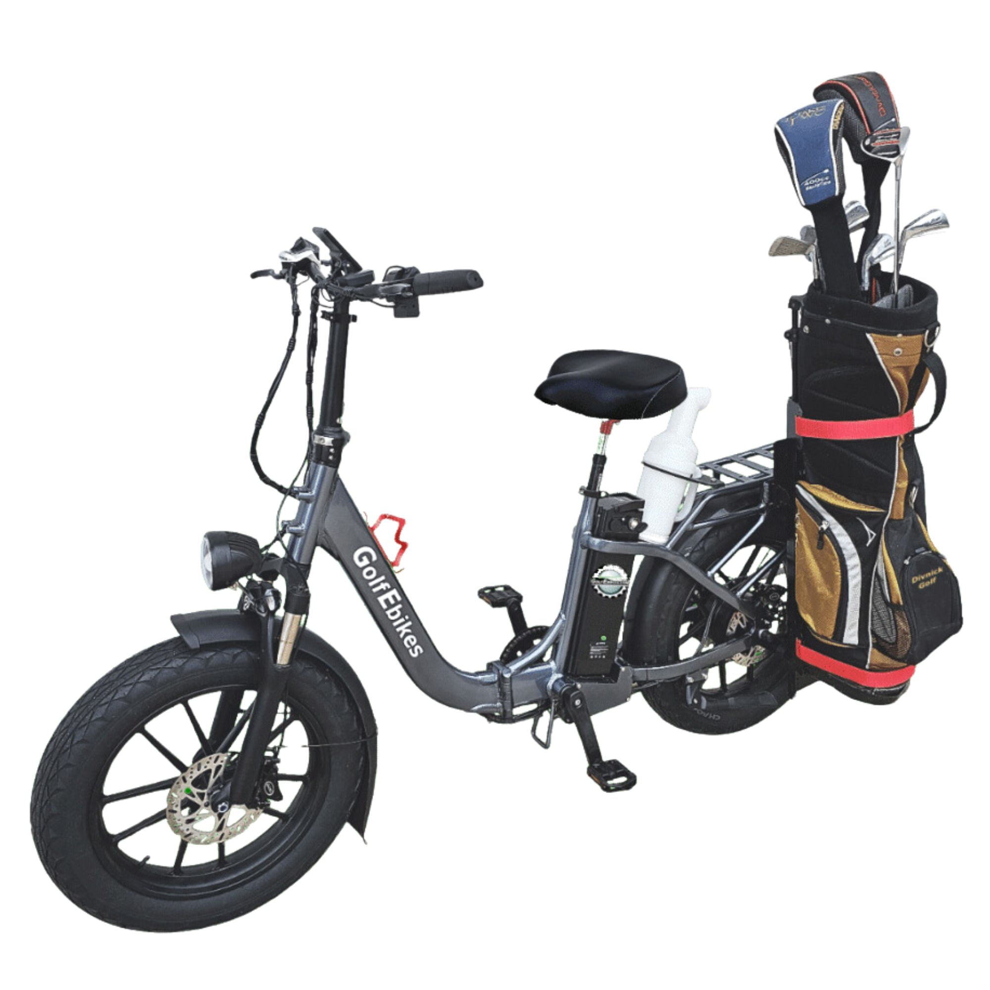 GolfEbikes Golf eBike with Bag Carrier Attachment - UL2849, Foldable ...