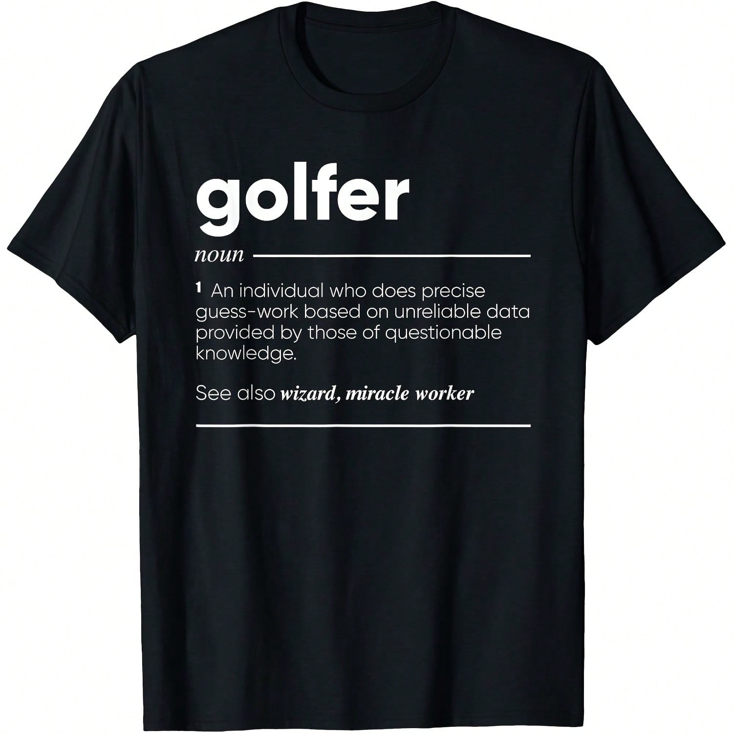 Golfer Definition Funny Noun T-Shirt.JPG - Walmart.com