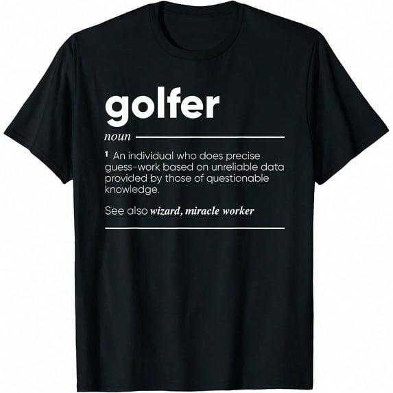 Golfer Definition Funny Noun T-Shirt.JPG - Walmart.com