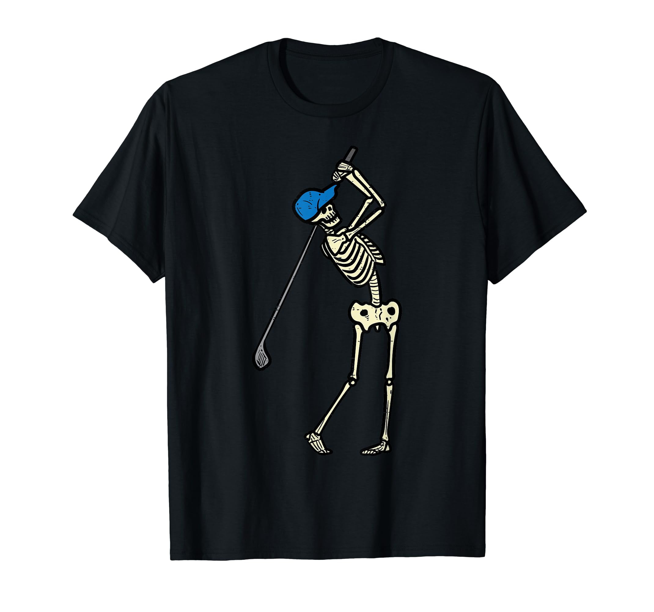 Golfer Skeleton Golf Player Halloween Costume Men Dad T-Shirt - Walmart.com