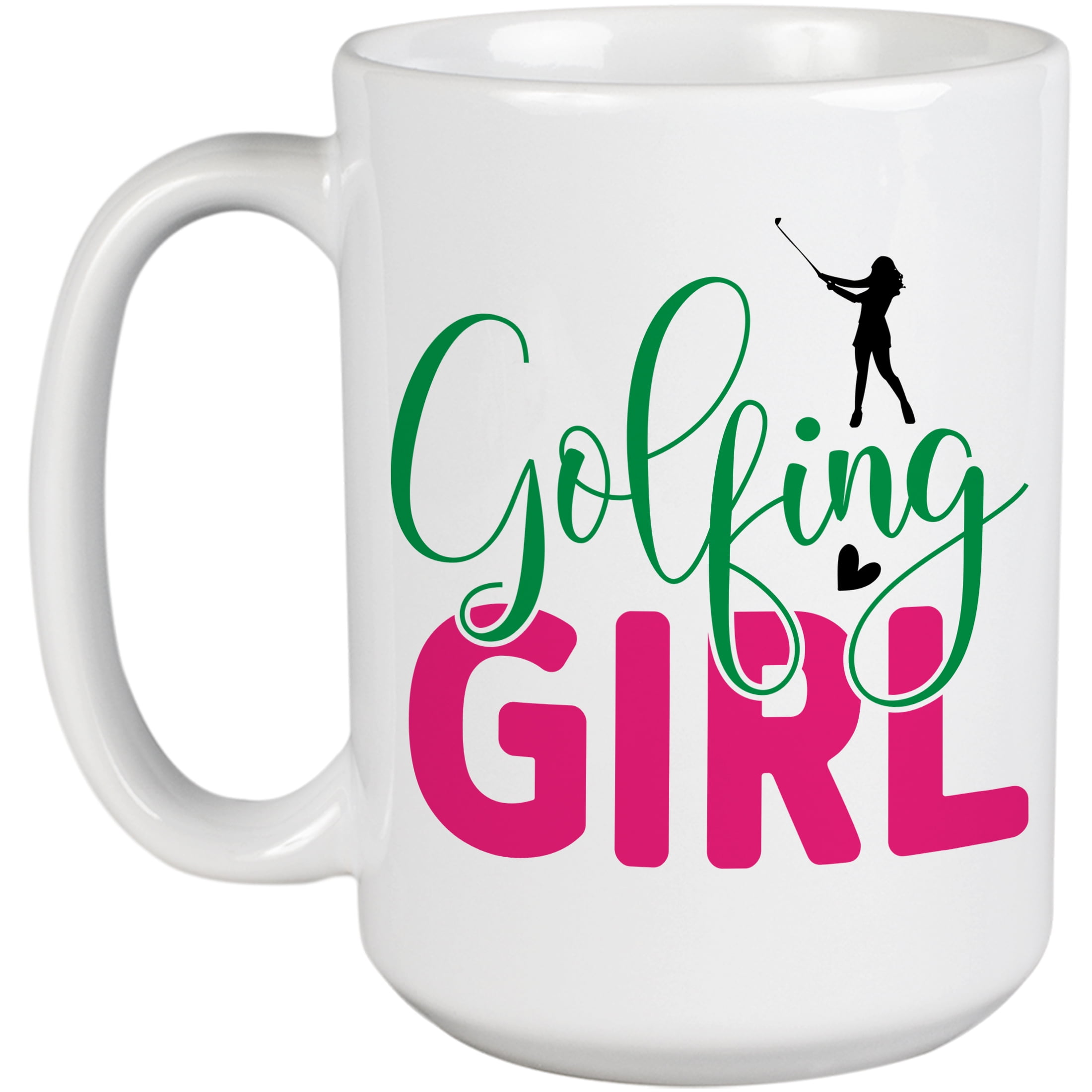 Golfing Girl with a Swinging Woman or Female Golf Player, Golfing or ...