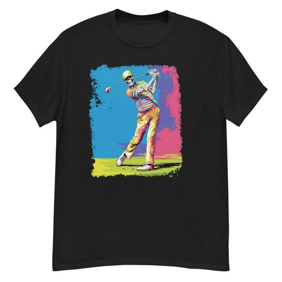Golfing Skeleton Golf Graphic TShirt Funny Sports Player Humor Gift,for ...