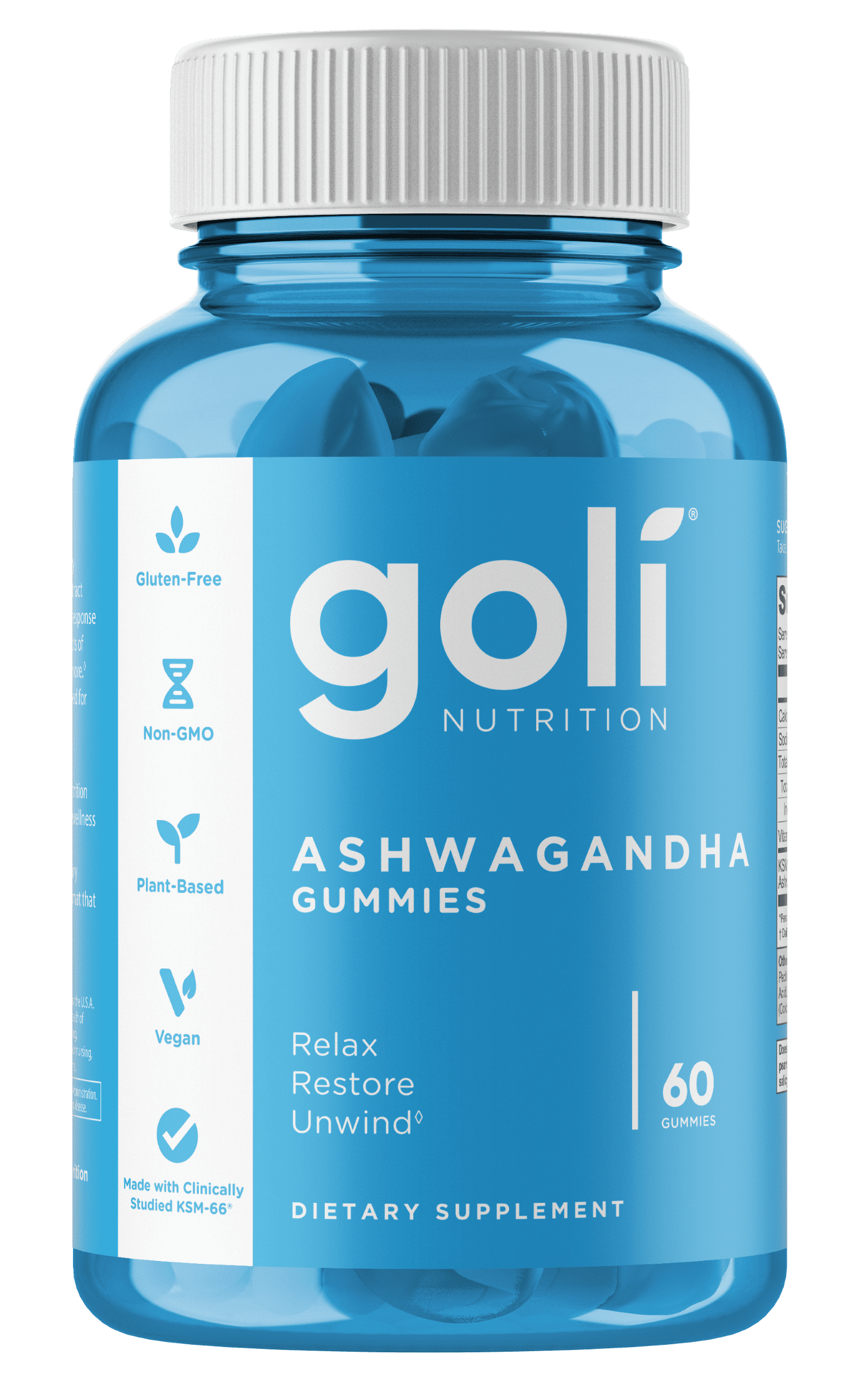 Goli Nutrition Ashwagandha Gummies, Vegan, Mental Focus, Mood Booster ...