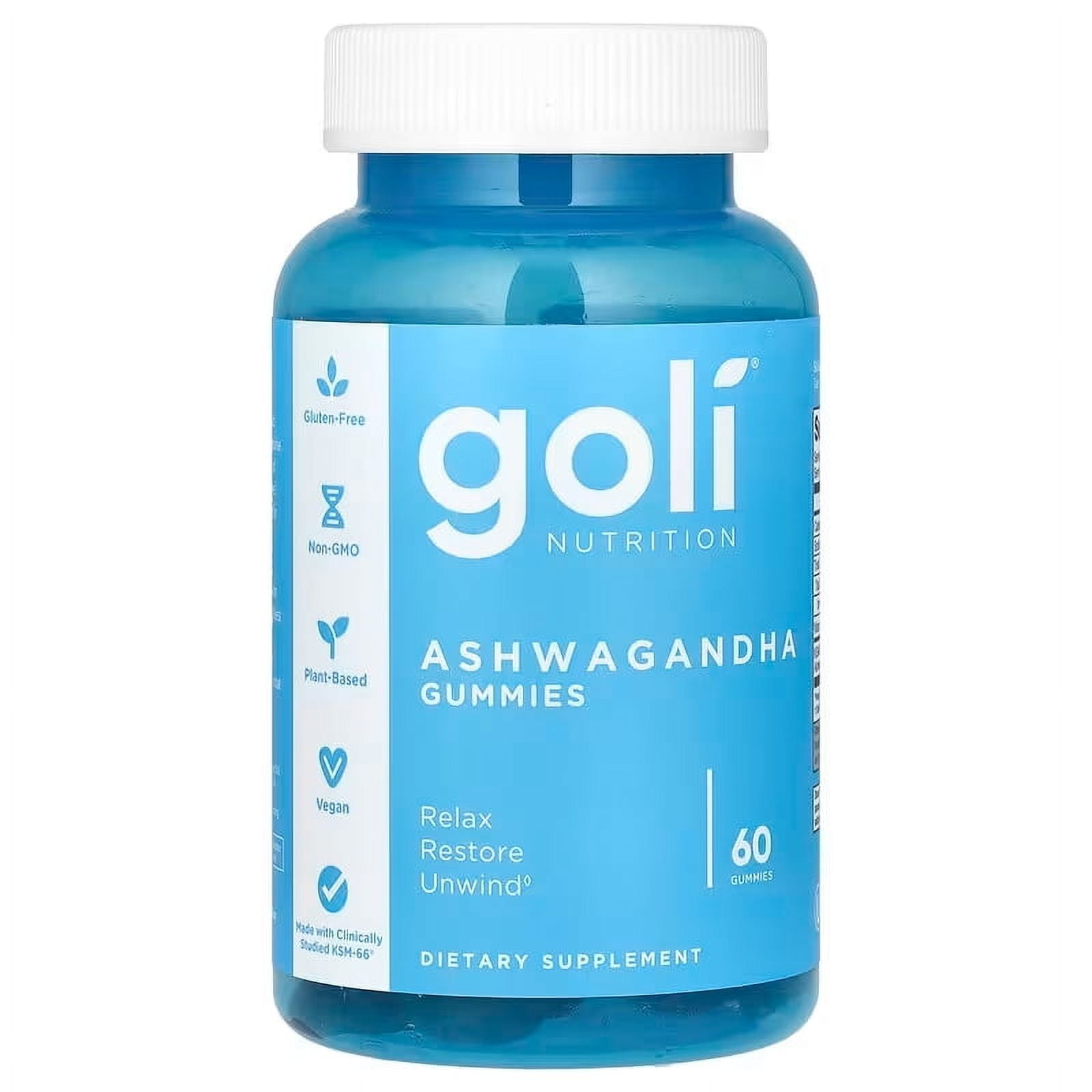 Goli Nutrition Mixed Berry Ashwagandha Gummies, 60 Ct.. - Walmart ...