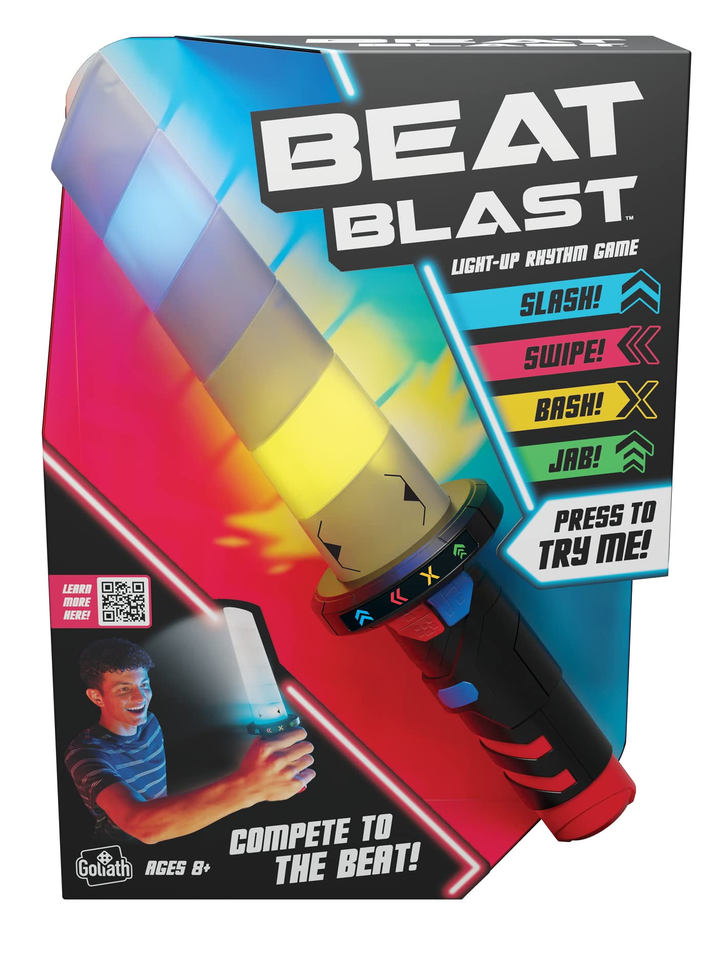 Goliath Beat Blast Game DHF10 - Swing The Beat Stick on The Rhythm of The Music to Score Points ...