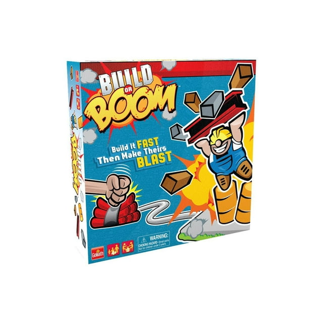 Goliath Build or Boom DHF10 Game - Family Fun Building Game - STEM ...