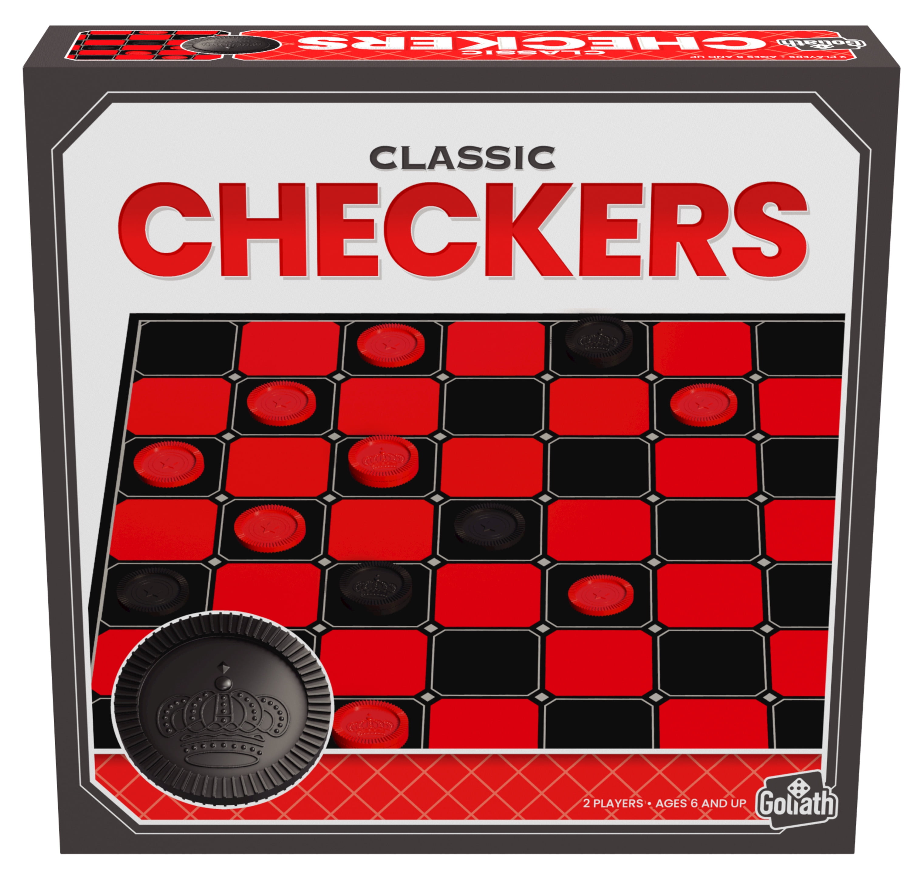 Goliath Classic Games - Checkers - Walmart.com