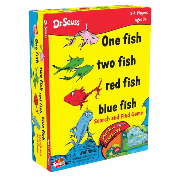 Goliath Dr. Seuss: One Fish, Two Fish, Red Fish, Blue Fish Game ...